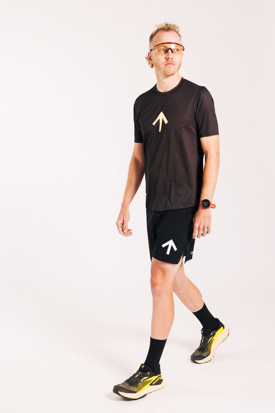 AROW Lightweight Tee - Meteorite and Golden Haze – Chance Running